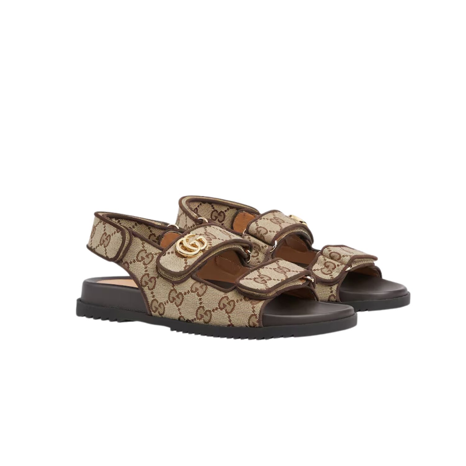 Gucci Double G Sandal Beige For Women 771575 G1730 9755 - Dealiax