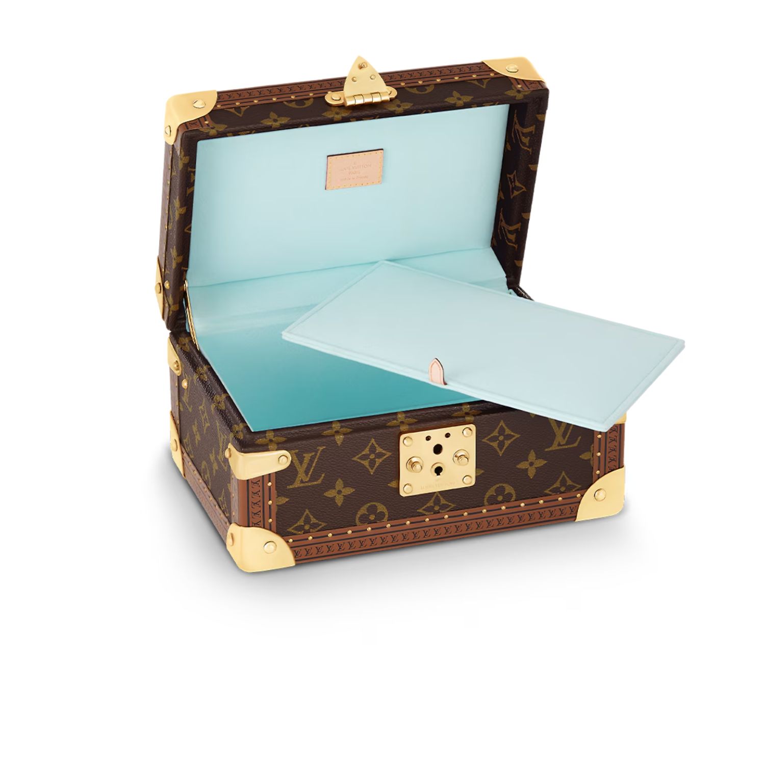 Louis Vuitton Coffret Tresor 24 Light Blue For Women 9.8in/25cm M10130 ...