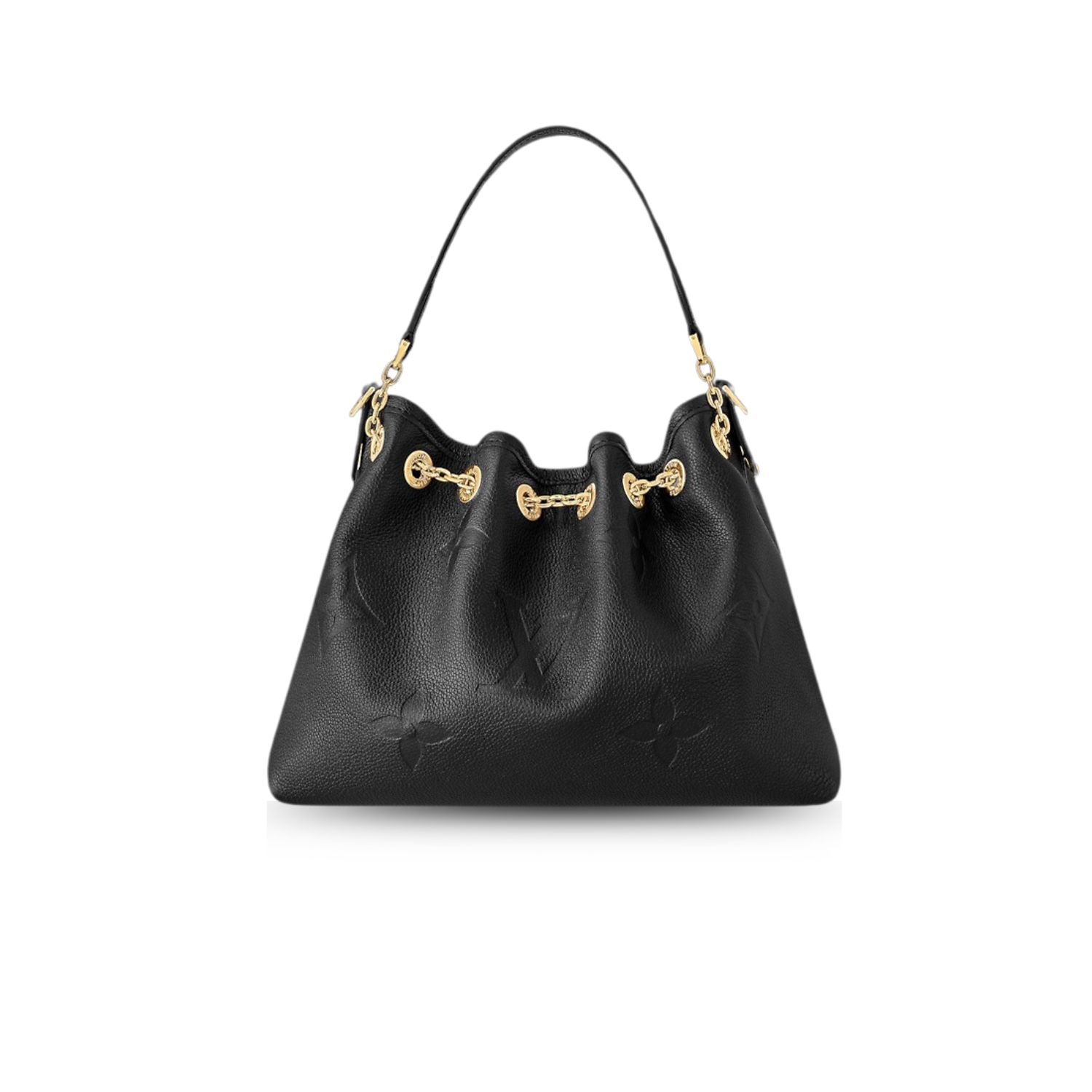 Louis Vuitton LV Bundle Monogram Empreinte Black For Women 28cm/11in M47209 - Dealiax