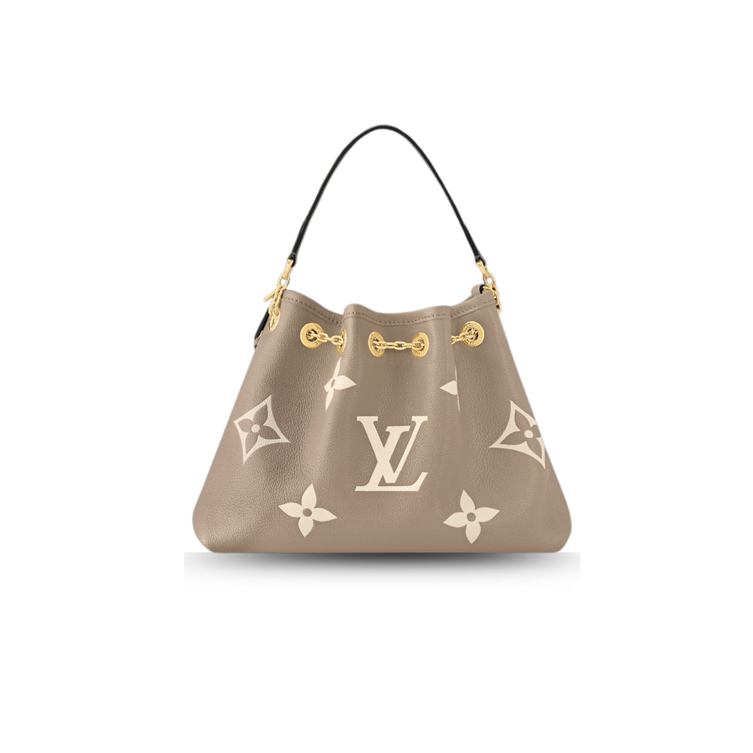 Louis Vuitton LV Bundle Monogram Empreinte Grey/Cream For Women 28cm/11in M25453 - Dealiax