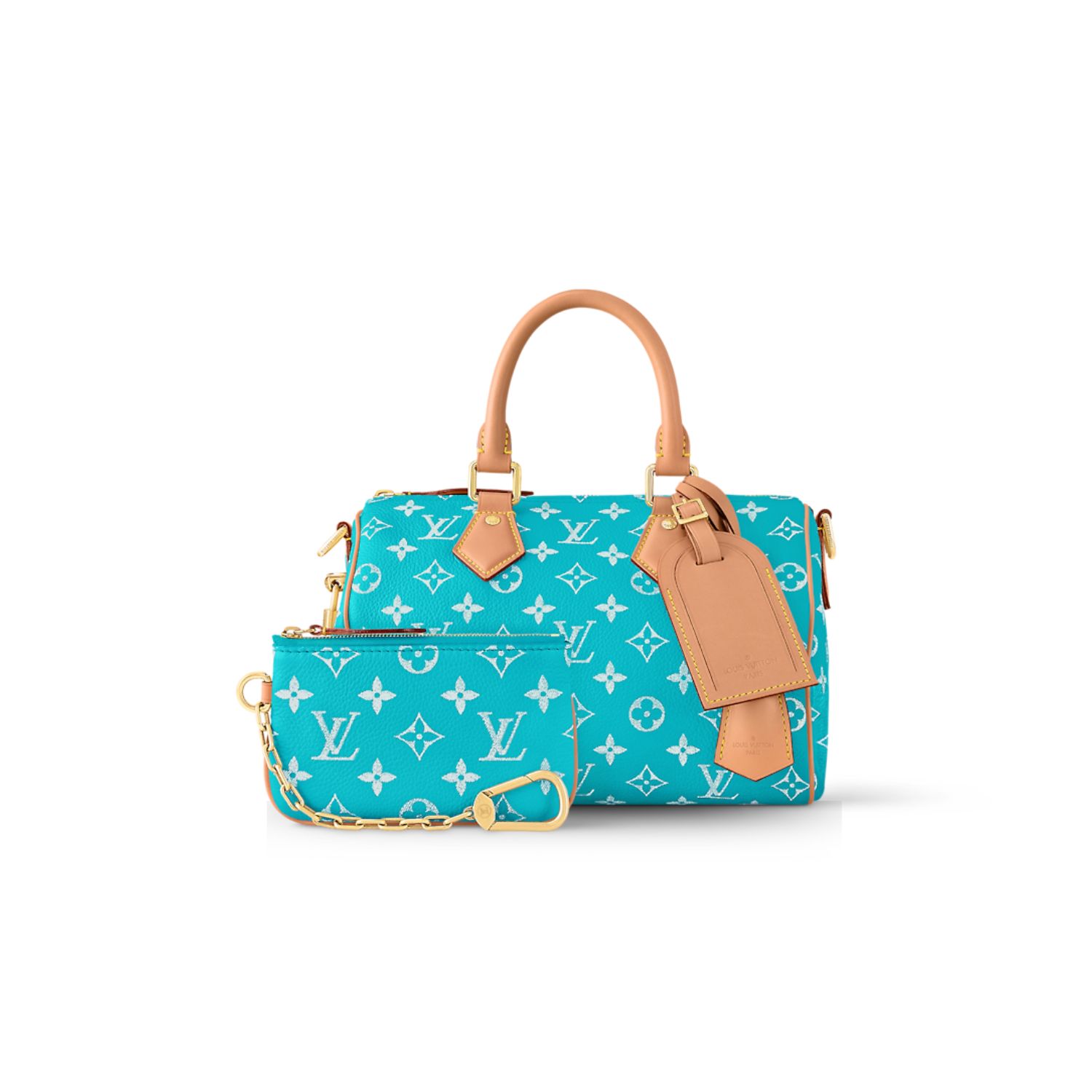 Louis Vuitton Speedy P9 Bandoulière 25 Turquoise 25cm/9.8in M11561 - Dealiax