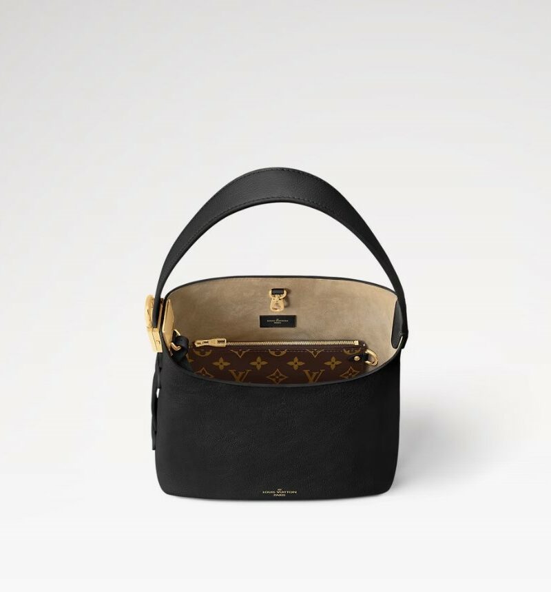Louis Vuitton Low Key Hobo PM Black For Women M25352 9.4in/24cm - Dealiax