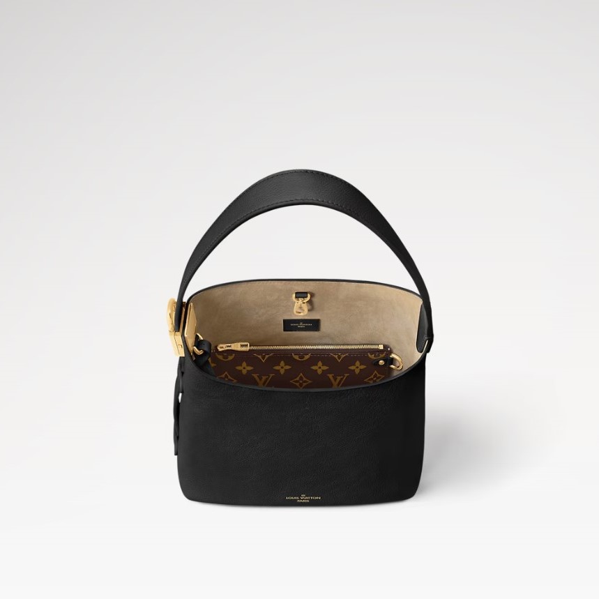 Louis Vuitton Low Key Hobo PM Black For Women M25352 9.4in/24cm - Dealiax