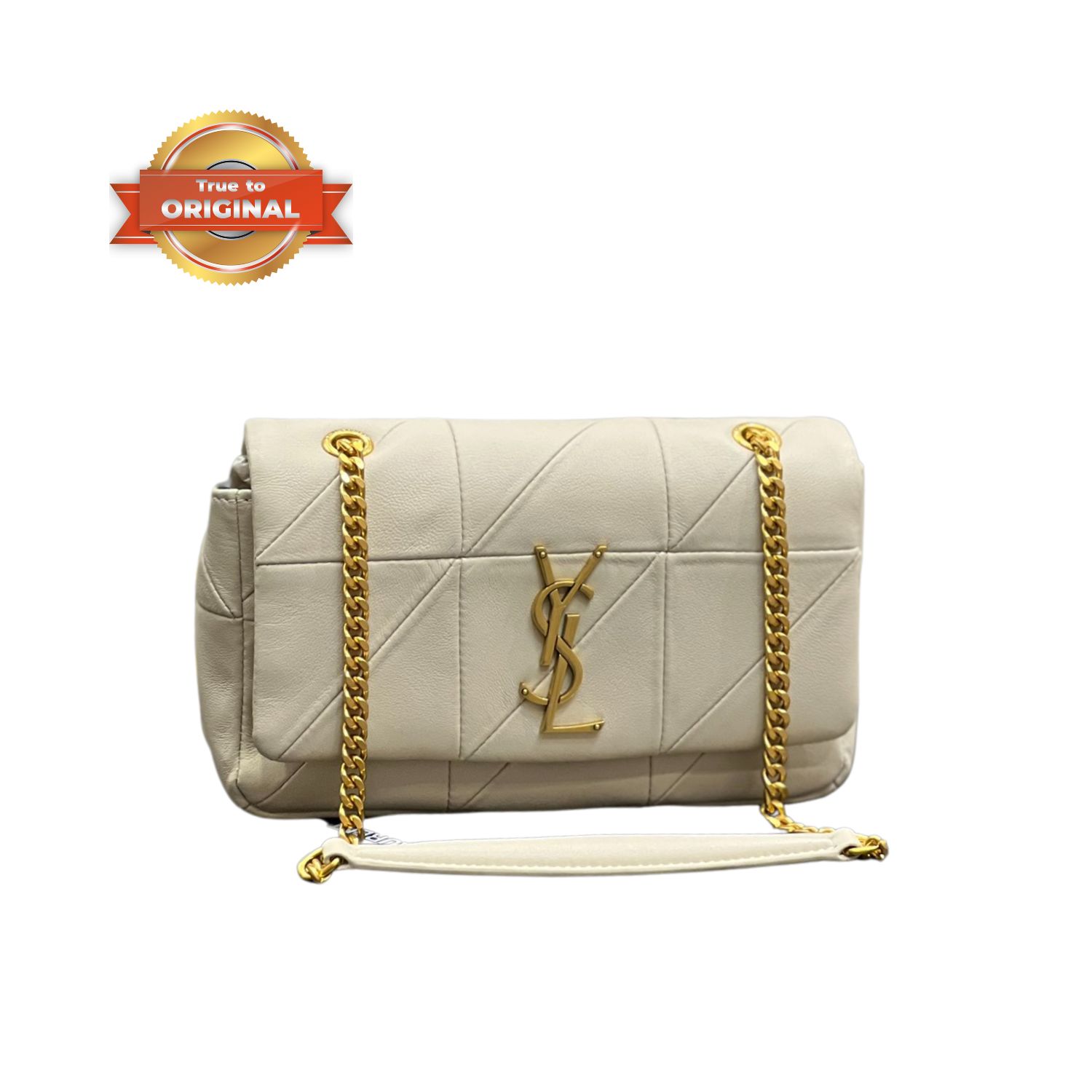 [True-to-ORIGINAL] Saint Laurent Jamie Small Chain Bag White For Women ...