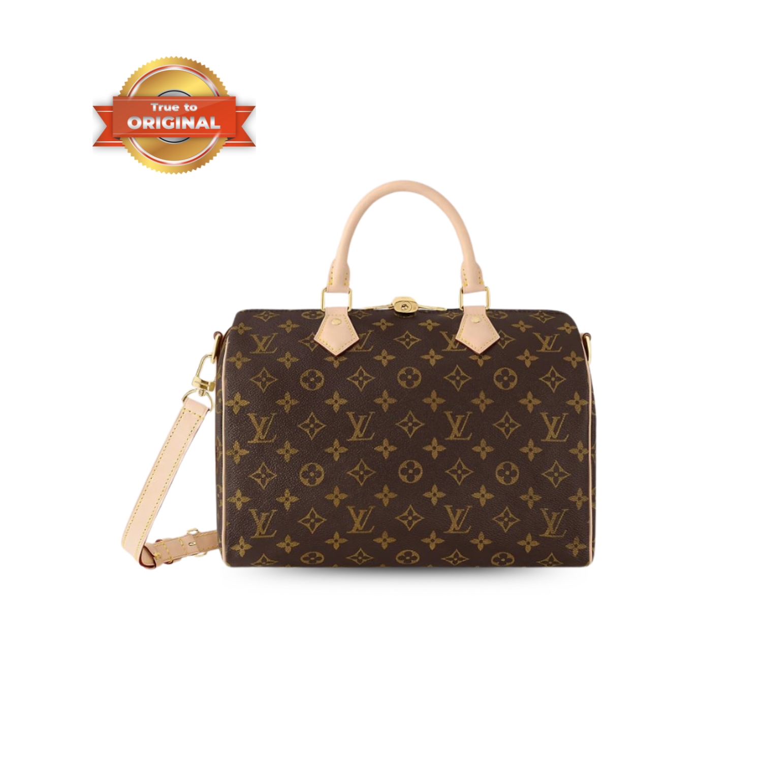 [True-to-ORIGINAL] Louis Vuitton Speedy Bandoulière 30 Monogram Canvas Brown For Women 30cm/11 ...