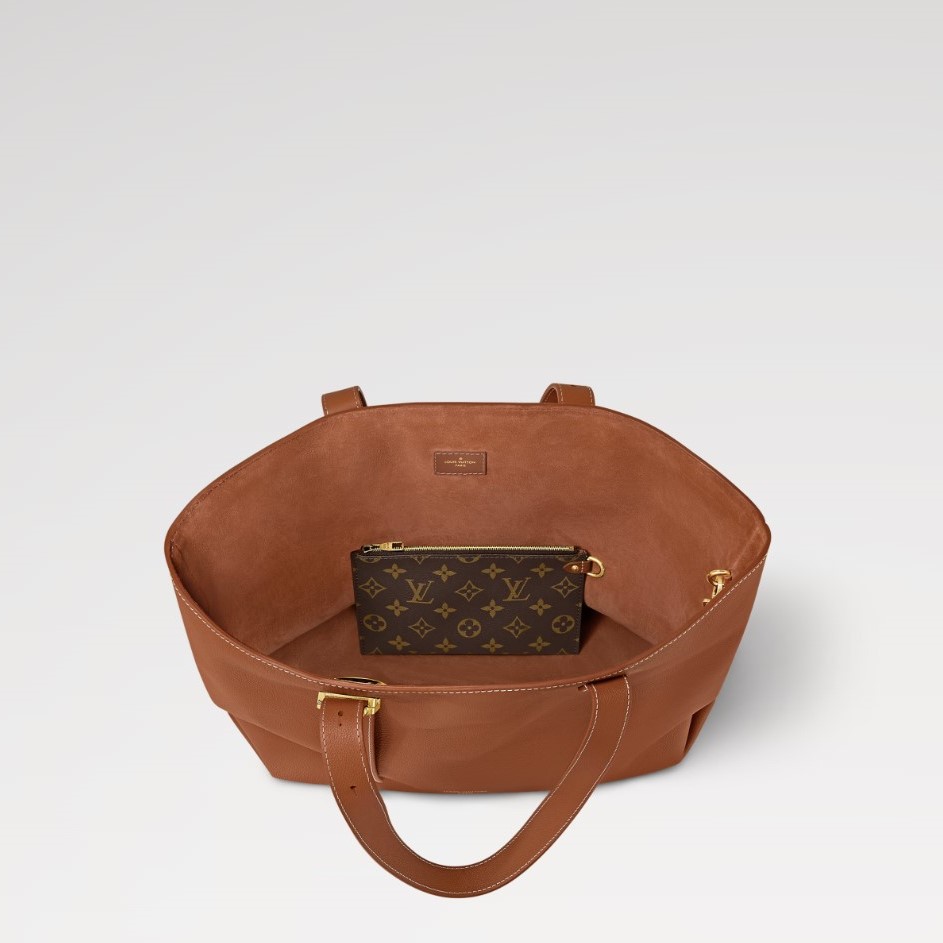 [True-to-ORIGINAL] Louis Vuitton Low Key Cabas MM Bag Cognac Brown For ...