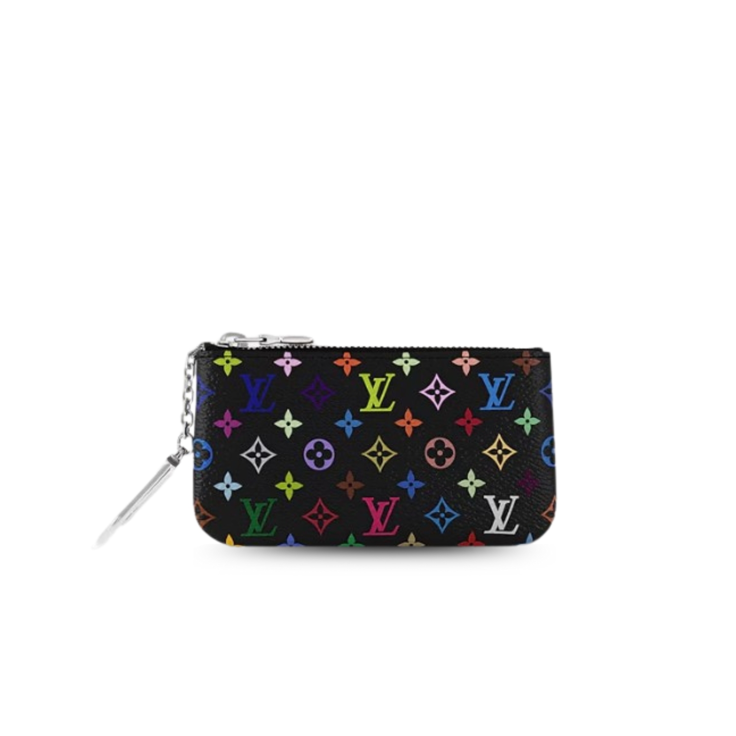 Louis Vuitton LV x TM Key Pouch Multicolore Noir For Women 4.7in/12cm ...