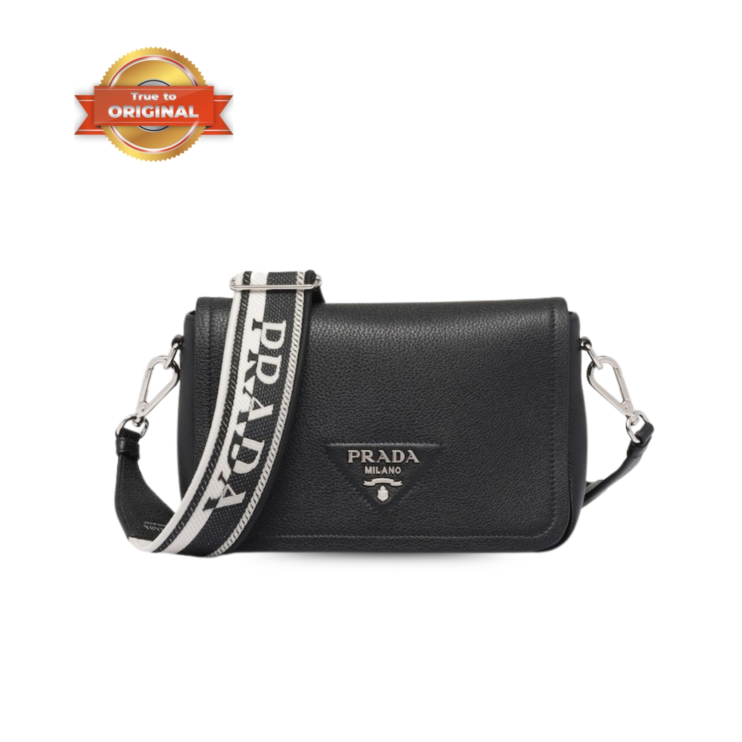 [True-to-ORIGINAL] Prada Small Shoulder Bag In Black For Women 9in ...