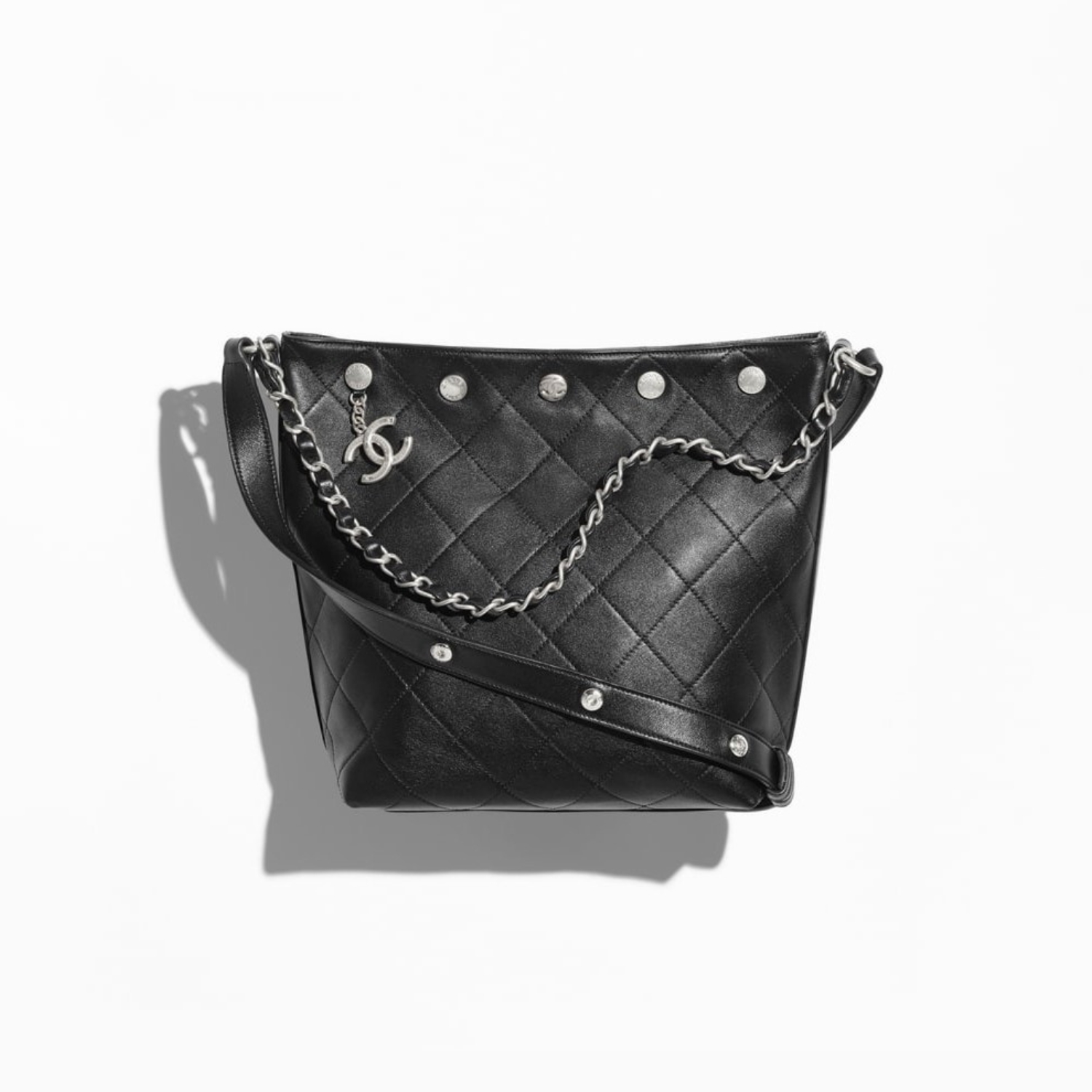 Chanel Large Bucket Bag Black 12.2in/31cm For Women AS5406-B20001-94305 ...