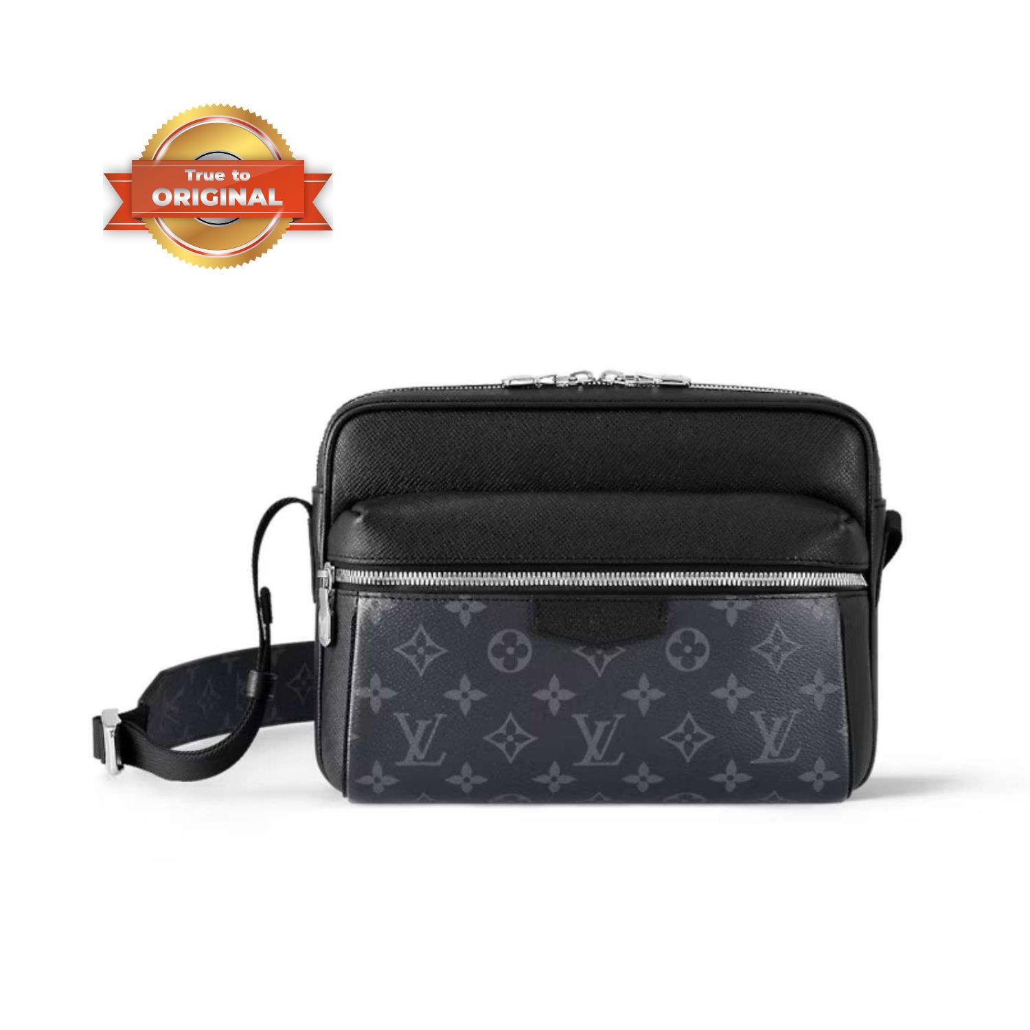 [True-to-ORIGINAL] Louis Vuitton Outdoor Messenger Bag Black For Men ...