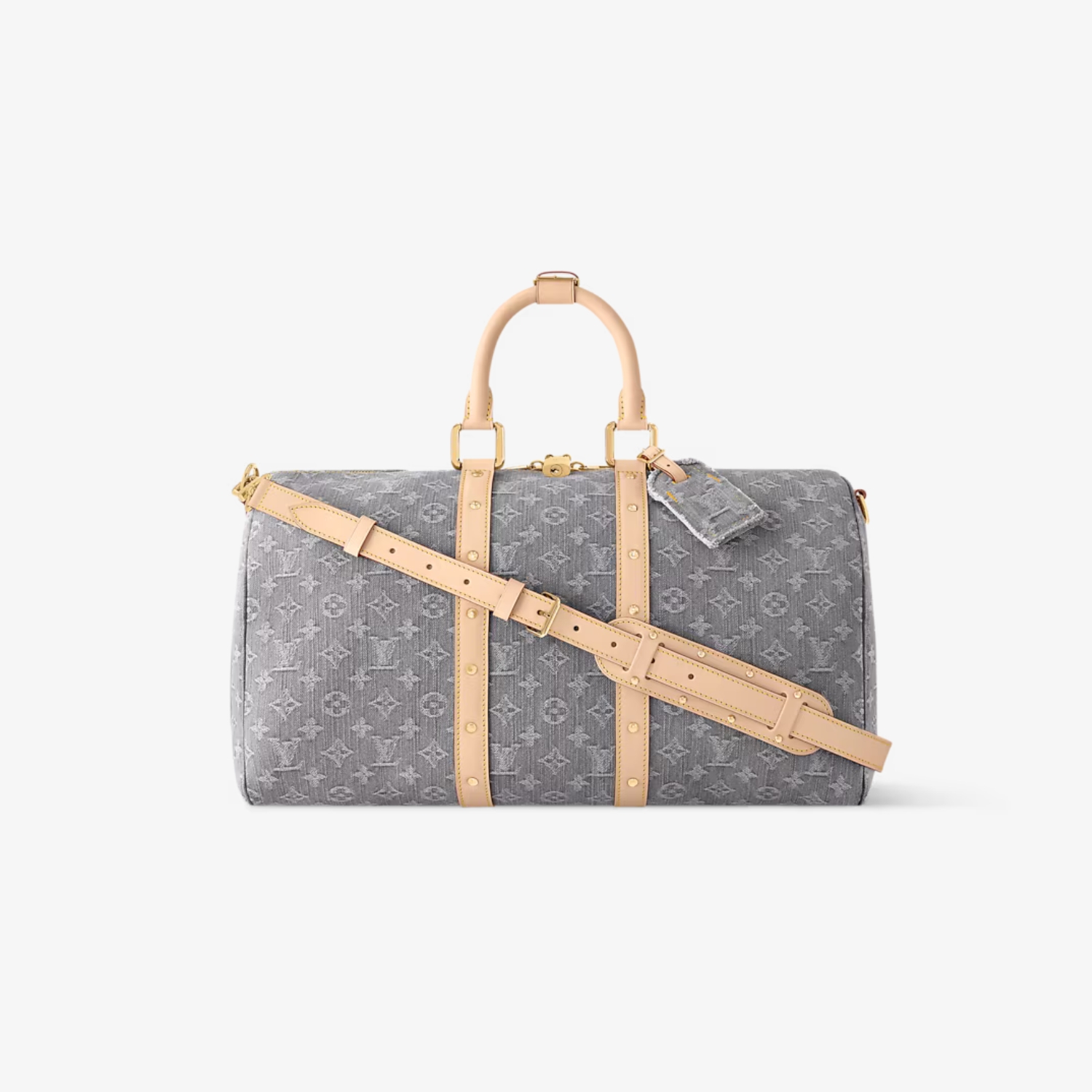 Louis Vuitton Keepall Bandoulière 45 Cloudy Gray 17.7in/45cm M13748 - Dealiax