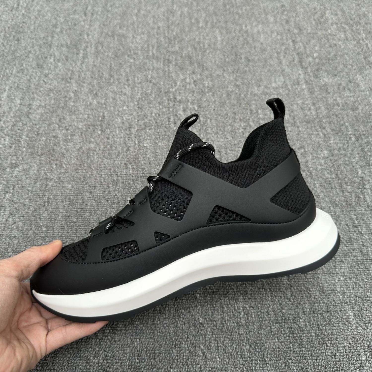 Hermes Katana Sneaker Black For Men - Dealiax