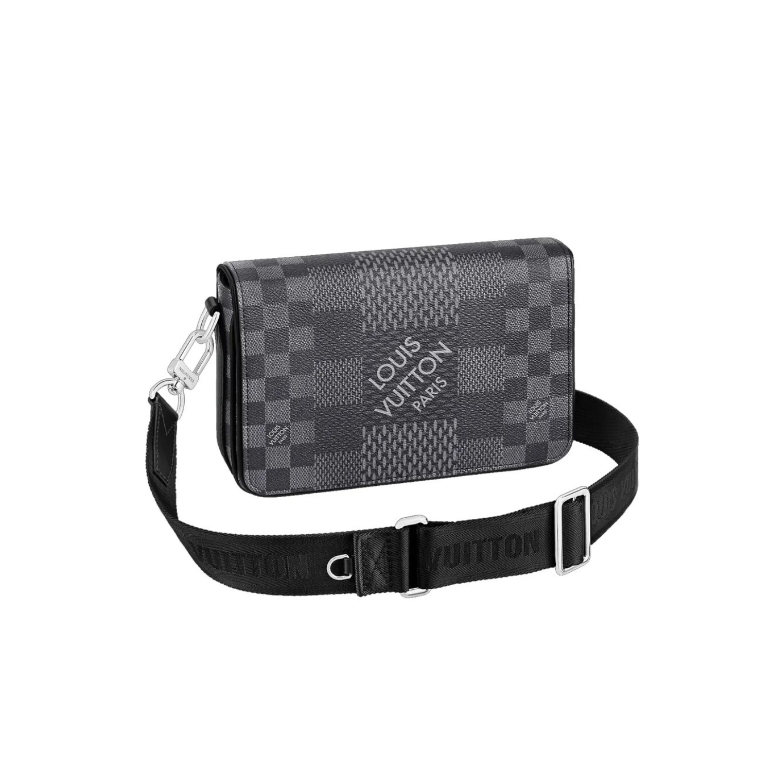 Louis Vuitton Studio Messenger Damier Graphite Gray For Men, Men's Bags ...
