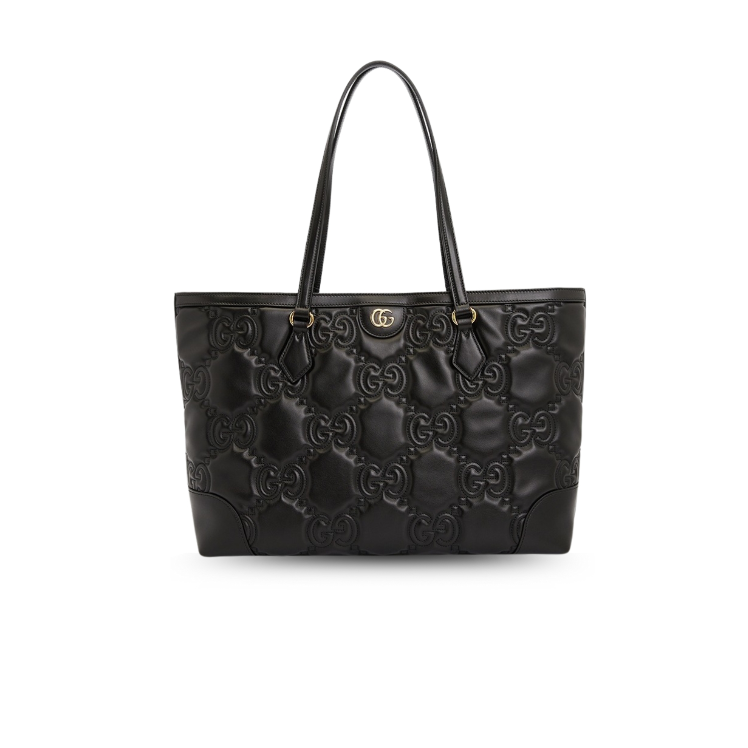 Gucci GG Medium Tote Black For Women, Women's Bags 15in/38cm GG ‎631685 UM8IG 1000 - Dealiax