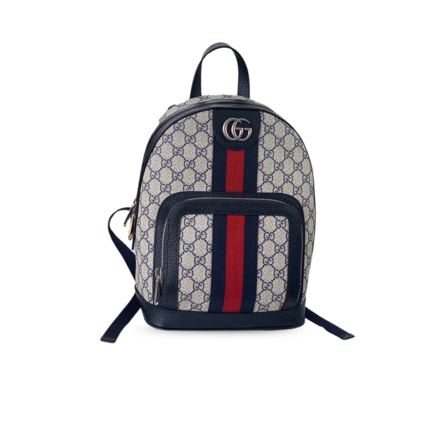 Gucci Ophidia GG Small Backpack Beige And Blue GG Supreme Canvas For ...