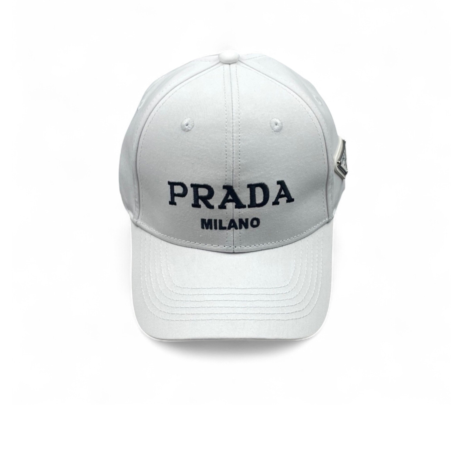Prada Denim Baseball Cap White Prada Cap - Dealiax