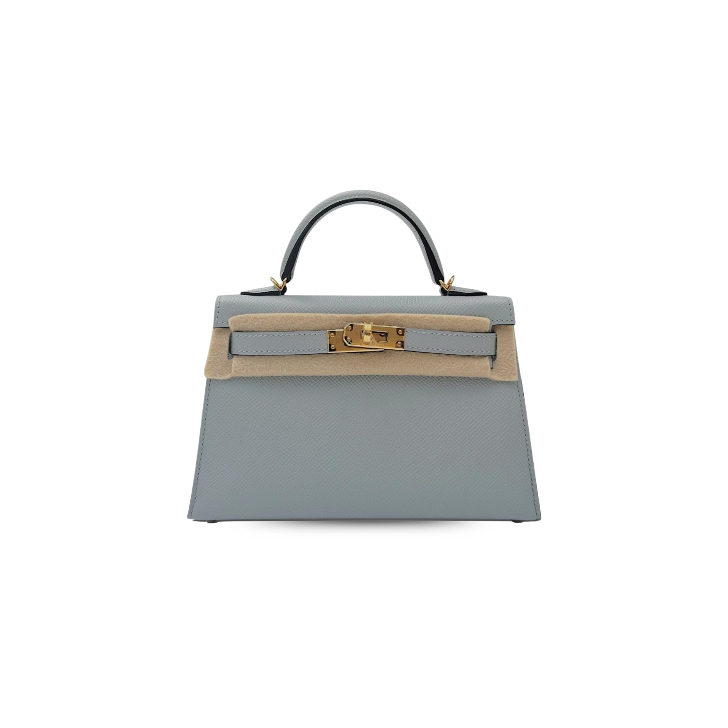 Hermes Mini Kelly Light Blue For Women Gold Toned Hardware 7.5in/19cm ...